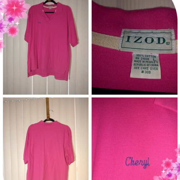 Izod | Tops | Izod Womens Hot Pink Uniform Style Polo | Poshmark